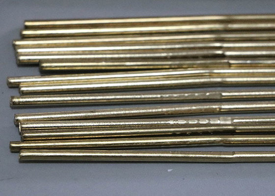 Flame Brazed Brass Metal Rod For HVAC A / C Filler Metal Less Impurity