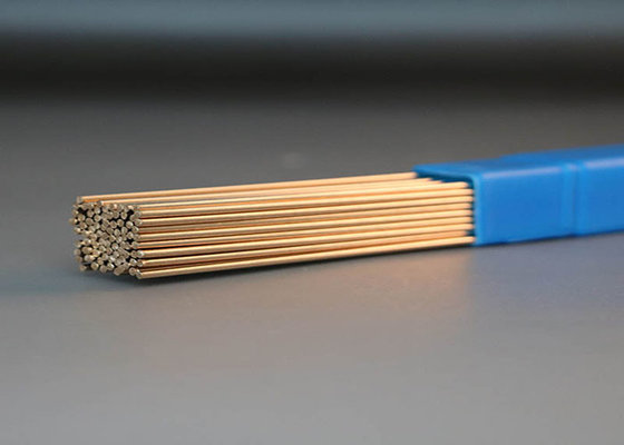 Flame Brazed Brass Metal Rod For HVAC A / C Filler Metal Less Impurity