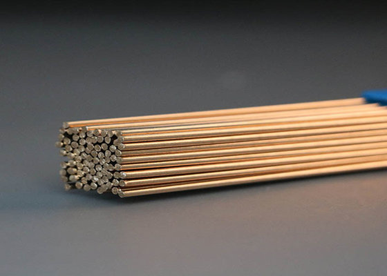 Tough Brass To Brass Brazing Rod Copper Zinc Welding 300 - 1000mm Length