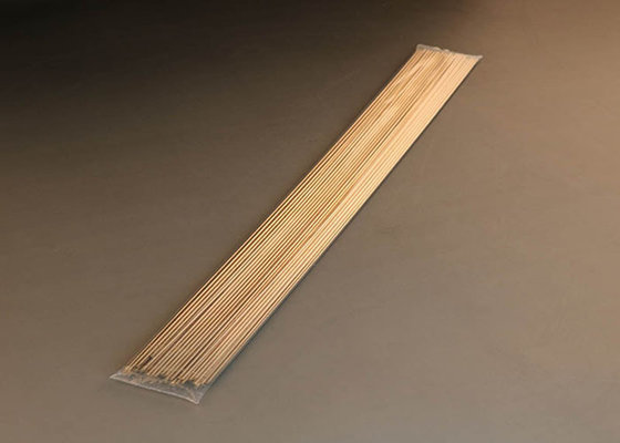 Yellow Metal Alloy Arc Welding Rods , 2.0 Mm / 4.0 Mm Round Bar Brass For Vacuum Brazing 
