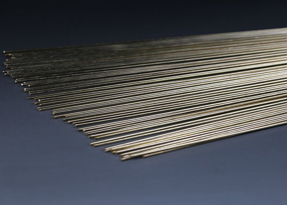 Customized Size Brass Brazing Rod Round / Flat Shape 2.0mm Long For Electricity