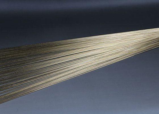 Yellow Metal Alloy Arc Welding Rods , 2.0 Mm / 4.0 Mm Round Bar Brass For Vacuum Brazing 