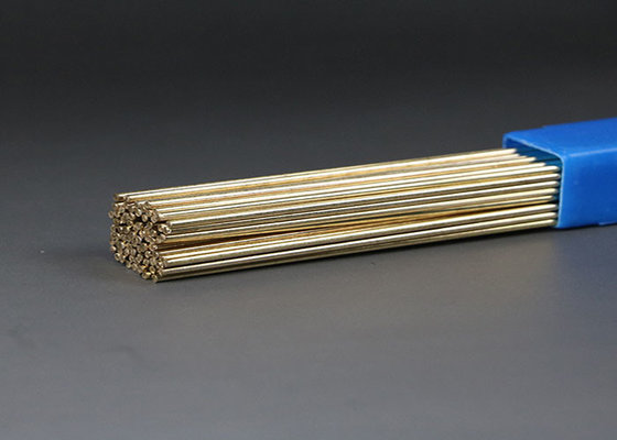1000mm Cu Zn Alloy 4mm Brass Welding Rod Add Flux