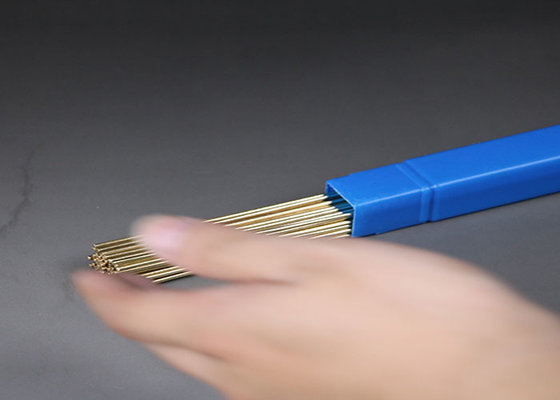 1000mm Cu Zn Alloy 4mm Brass Welding Rod Add Flux