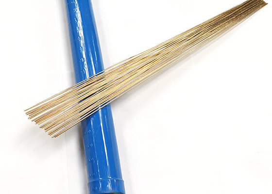 BCu62Zn Brass Brazing Rod For Cars / Ships 850 ℃ - 875 ℃ Melting Point