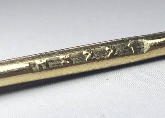 2.0 Mm X 1000 Mm Brass Brazing Wire , Nickel Alloy Soldering Welding Brazing Rods