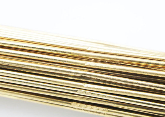 Zinc Alloy To Weld Copper / Brass Brazing Rod High Precision SGS Approval