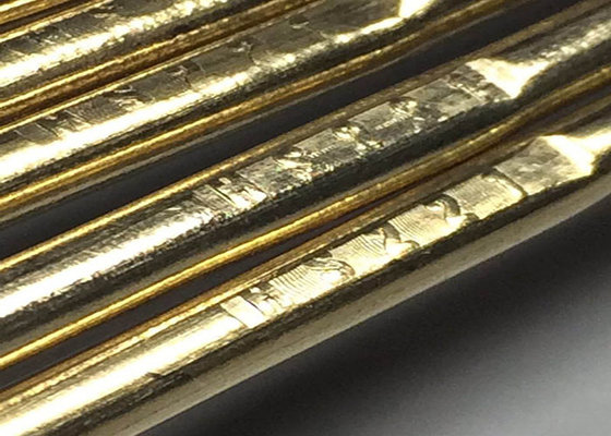 BCu62Zn Brass Brazing Rod For Cars / Ships 850 ℃ - 875 ℃ Melting Point