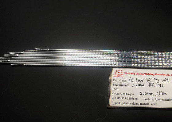 1.6mm Er4047 Welding Wire , 12 % Silicon Aluminum Stick Rods Low Melting Temp
