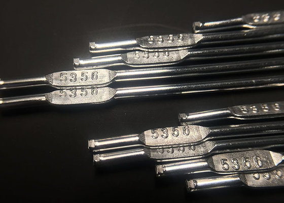 Hot Extrusion Aluminium Round Rod , Soldering Sticks Er5356 Welding Wire