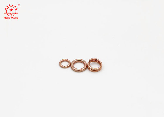 Low Silver Based Alloy Brazing Rods , Phos Copper Pipe Ring OEM Accepted