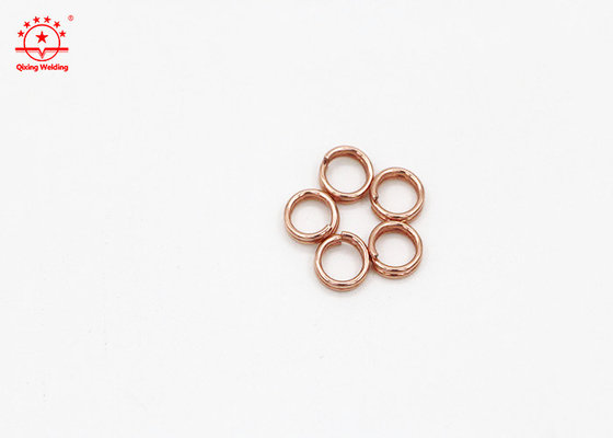 Low Silver Based Alloy Brazing Rods , Phos Copper Pipe Ring OEM Accepted