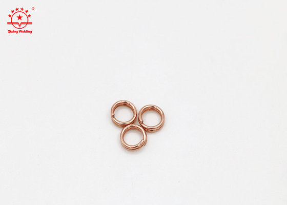 Automatic Flame Welding Silver Alloy Ring , Durable AC Copper Pipe Brazing