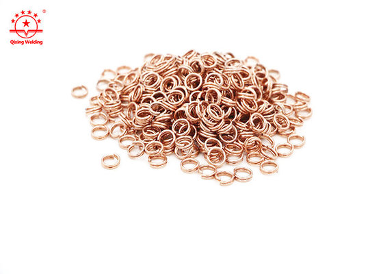 BCUP - 2 Phosphor Copper Brazing Rings Welded Metal Rings Small Space Filling