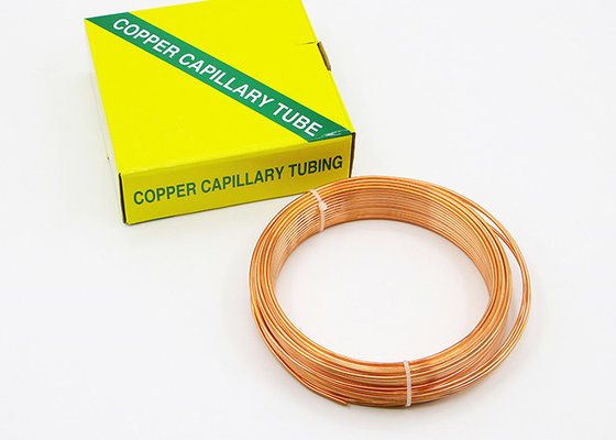 Electrolytic Copper Refrigeration Coil , Ice Chamber Brazing Capillary Tube