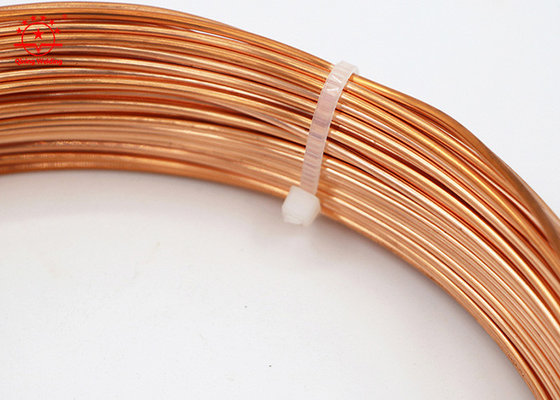 Metallurgy Copper Capillary Tube Custom Design ID ( 1.0 - 5.0 ) * ( 0.2 - 1.0 ) MM