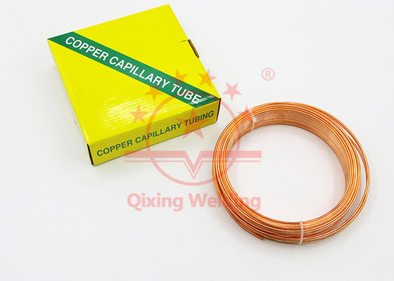 Heat Resistance Copper Coil Heat Exchanger , 0.5 - 3 Mm Ac Copper Pipe