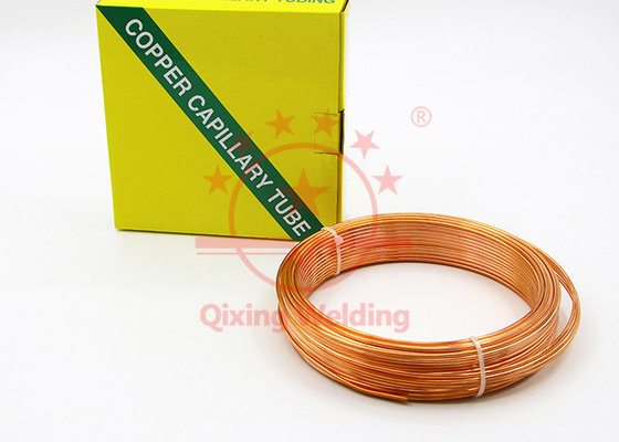 Custom Thickness Copper Capillary Tube Durable For Refrigeration Fields