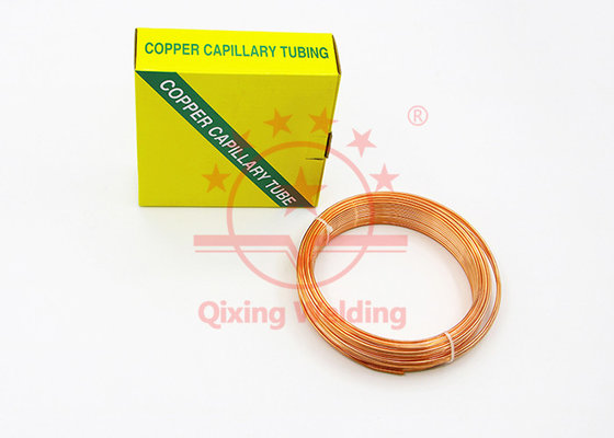 Outer Diameter 1.83 - 3.69 MM Capillary Tube Pancake Copper Coil For Cooling Pipes