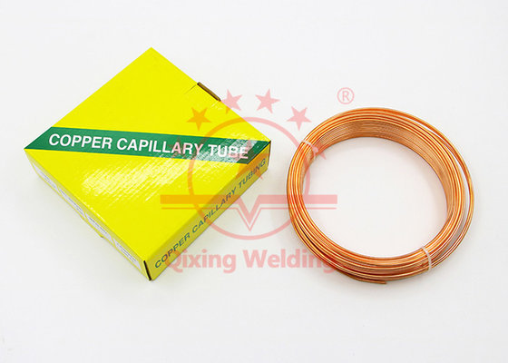 0.023 Wall Thickness Copper Capillary Tube Out Diameter 0.66 Inch For AC