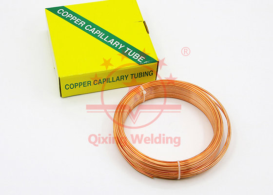 Sturdy 99.9 % Copper Copper Capillary Tube For Air Conditioner OEM Acceptable