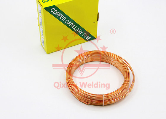 0.023 Wall Thickness Copper Capillary Tube Out Diameter 0.66 Inch For AC
