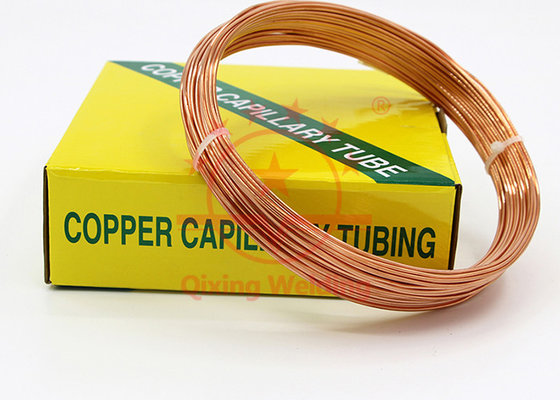 0.023 Wall Thickness Copper Capillary Tube Out Diameter 0.66 Inch For AC