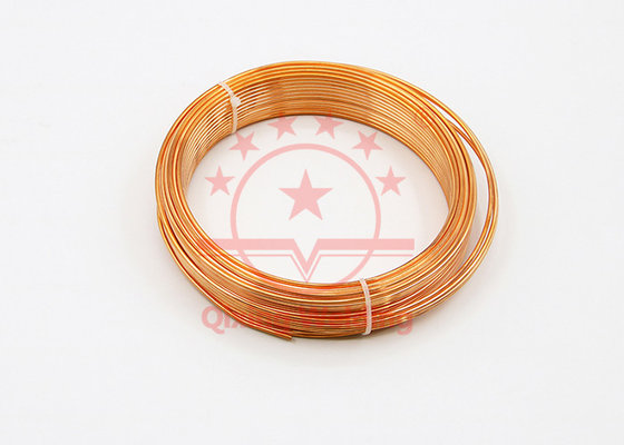 High Tenacity Soft Copper Capillary Tube For Refrigeration Shiny Color