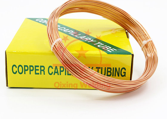 Custom Thickness Copper Capillary Tube Durable For Refrigeration Fields