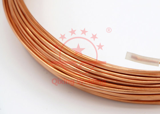 High Tenacity Soft Copper Capillary Tube For Refrigeration Shiny Color