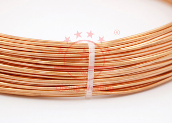 Yellow Capillary Hvac Copper Tubing , Mechanical Fridge Soft Copper Coil
