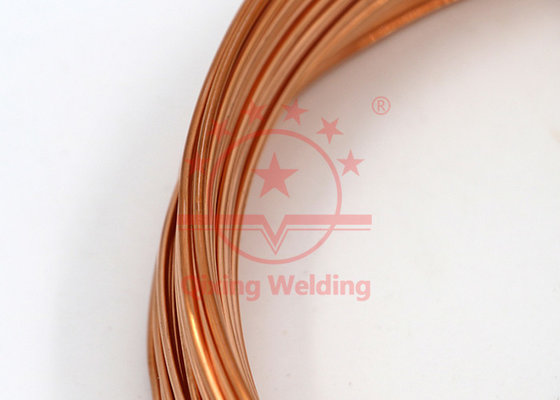 Yellow Refrigeration Copper Pipe For Split Ac , Oiled Surface Hvac Copper Fittings