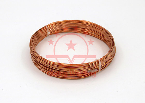 Metallurgy Copper Capillary Tube Custom Design ID ( 1.0 - 5.0 ) * ( 0.2 - 1.0 ) MM