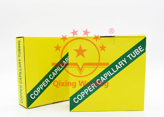 Salt Bath Brazing Copper Capillary Tube For Compression Engine 500 - 6000mm Length