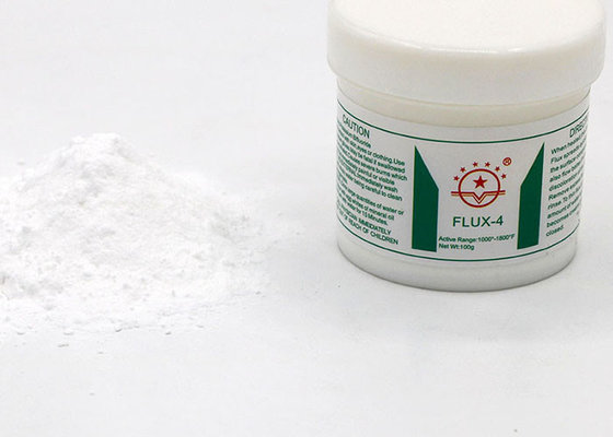 Overbank Flow Flux For Soldering Copper , White Welding Rod Flux Powder