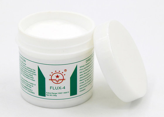Overbank Flow Flux For Soldering Copper , White Welding Rod Flux Powder