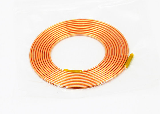 Anti Corrosion C1020 Pancake Copper Tube , 5 / 32 Air Conditioning Piping