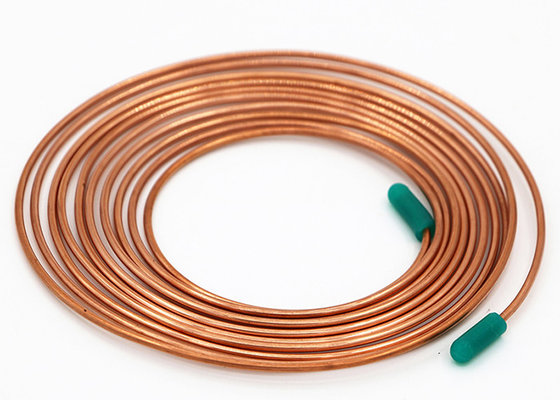 Heat Conduction Aircon Copper Tubing , C11000 / C12000 / C12200 Copper Pipe