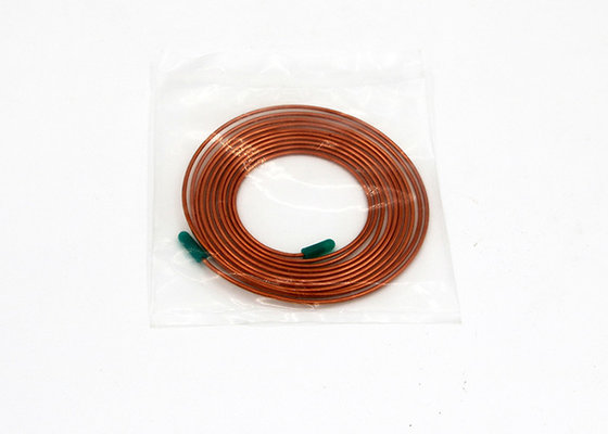 Soft Temper Copper Pancake Coil Pipe High Strength For HVAC OEM Accepted