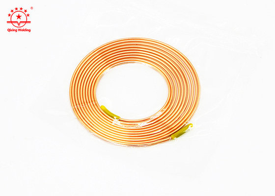 1 / 8 " OD X 50 '' Copper Refrigeration Coil , Brush Surface Copper Tube For Ac