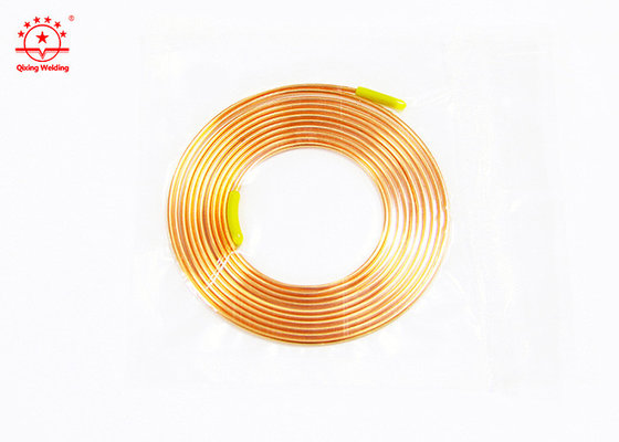 Soft Temper Copper Pancake Coil Pipe High Strength For HVAC OEM Accepted
