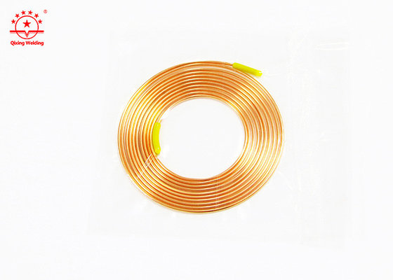 Soft Temper Copper Pancake Coil Pipe High Strength For HVAC OEM Accepted