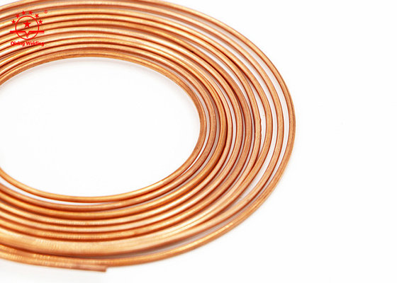 High Electricity Copper Pancake Coil Pipe Fire Protection Half Hard Temper