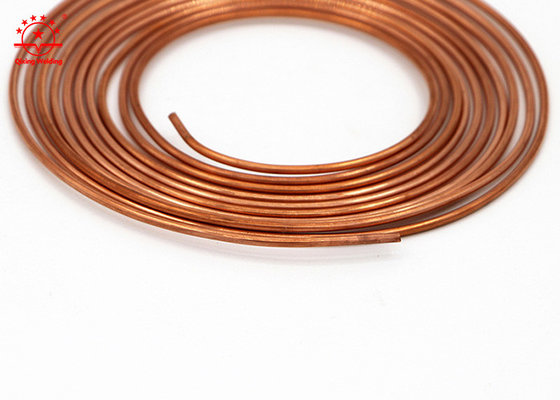 High Electricity Copper Pancake Coil Pipe Fire Protection Half Hard Temper
