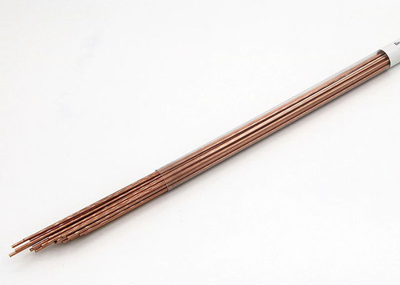 No Flux Phosphorus Copper Round Bar , 0 Silver Heat Sink Brazing Filler Rod