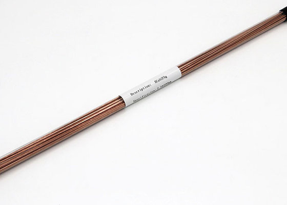 Air Condition Solid Copper Rod , Small Tolerance Filler Metal In Brazing