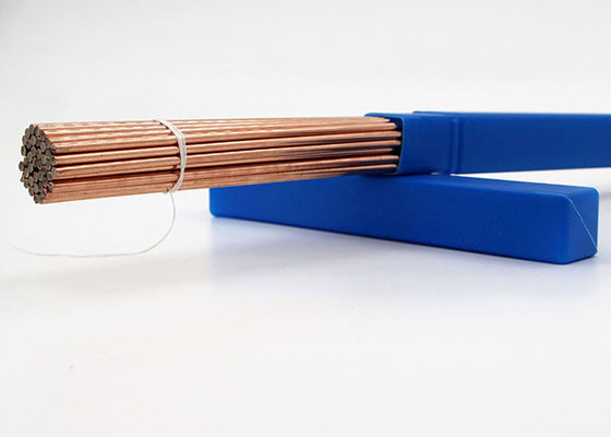 Air Condition Solid Copper Rod , Small Tolerance Filler Metal In Brazing