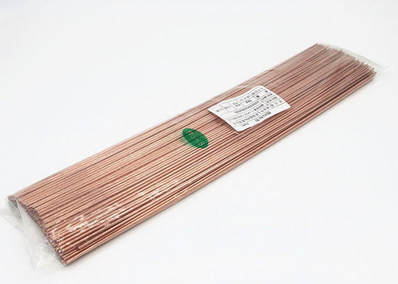Welded Copper Brazing Rod 450mm - 550mm Size 800 ℃ Liquidus Temperature