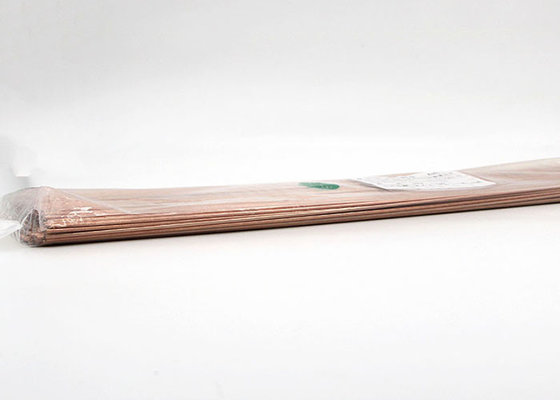 Welded Copper Brazing Rod 450mm - 550mm Size 800 ℃ Liquidus Temperature