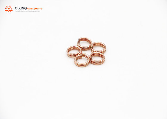 Customized Size Silver Brazing Alloy , High Strength Copper Solder Ring